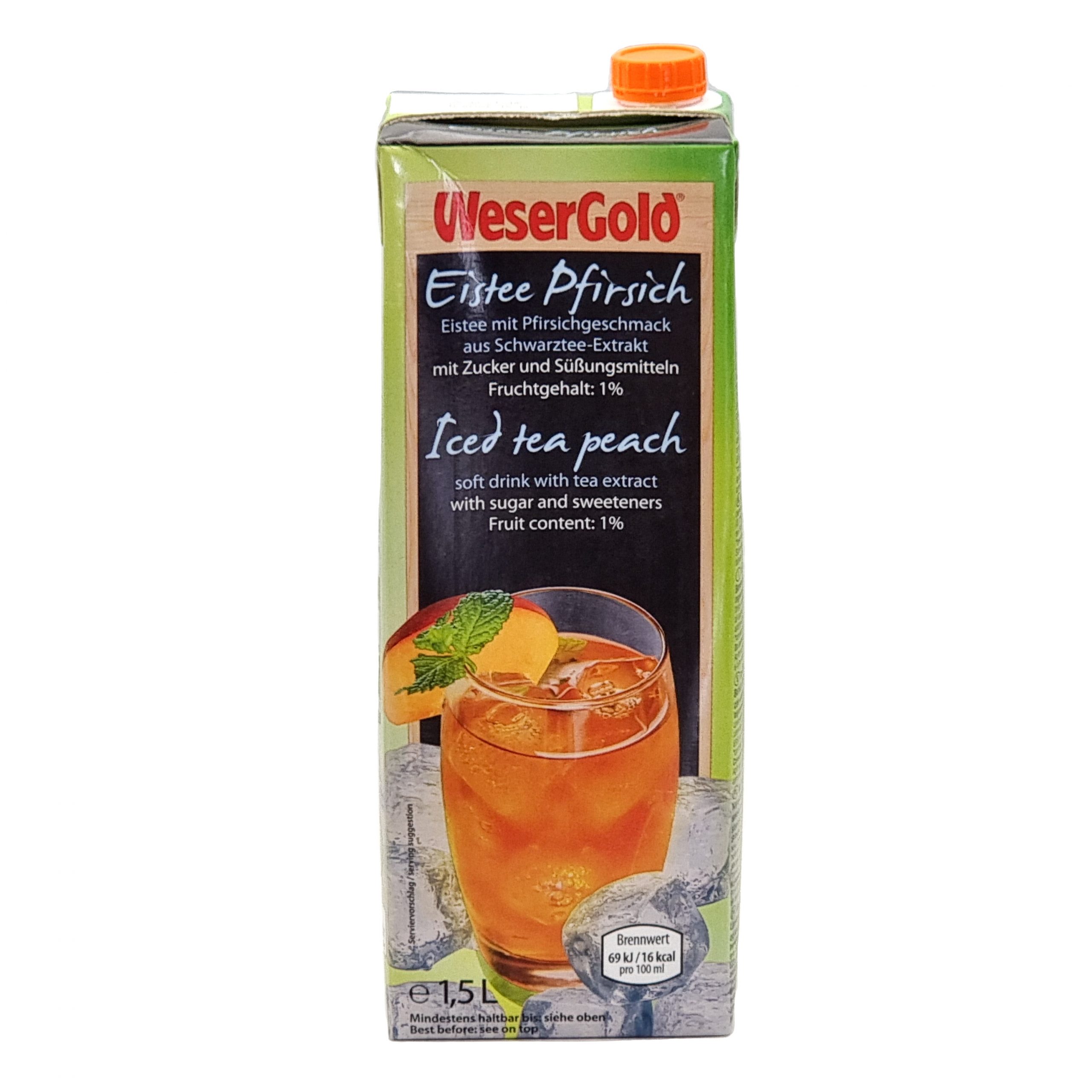 WESERGOLD EISTEE PFIRSICH 12 er 1,5L | MLS